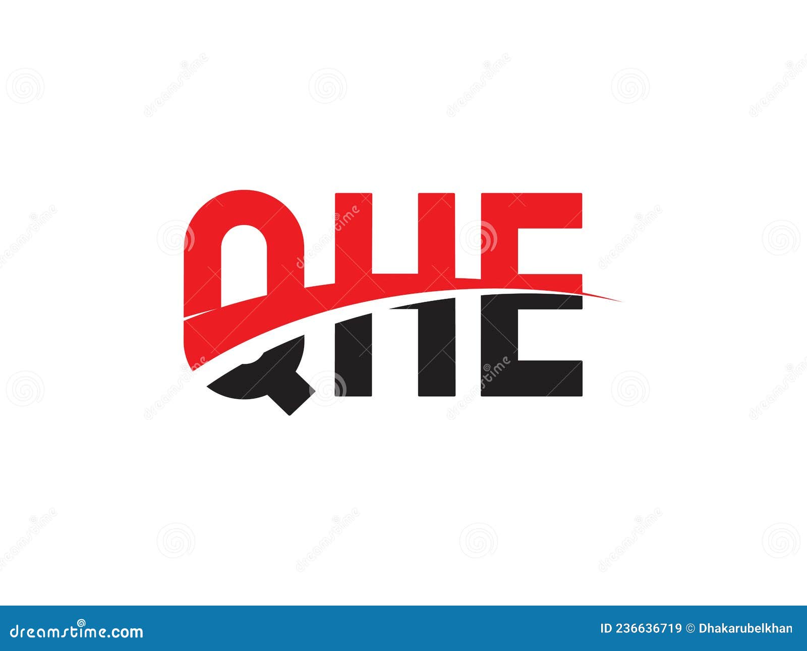 QHE Letter Initial Logo Design Vector Illustration Stock Vector ...