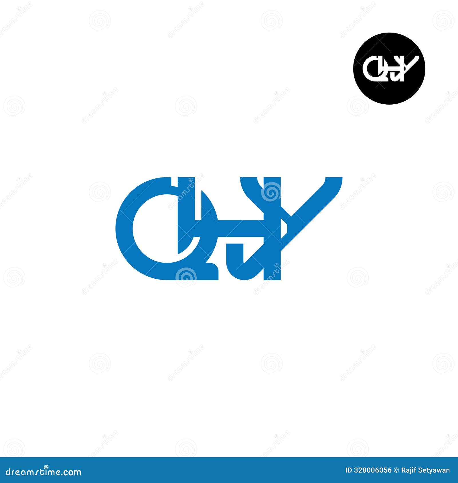 QHY Logo Letter Monogram Design Stock Vector - Illustration of ...