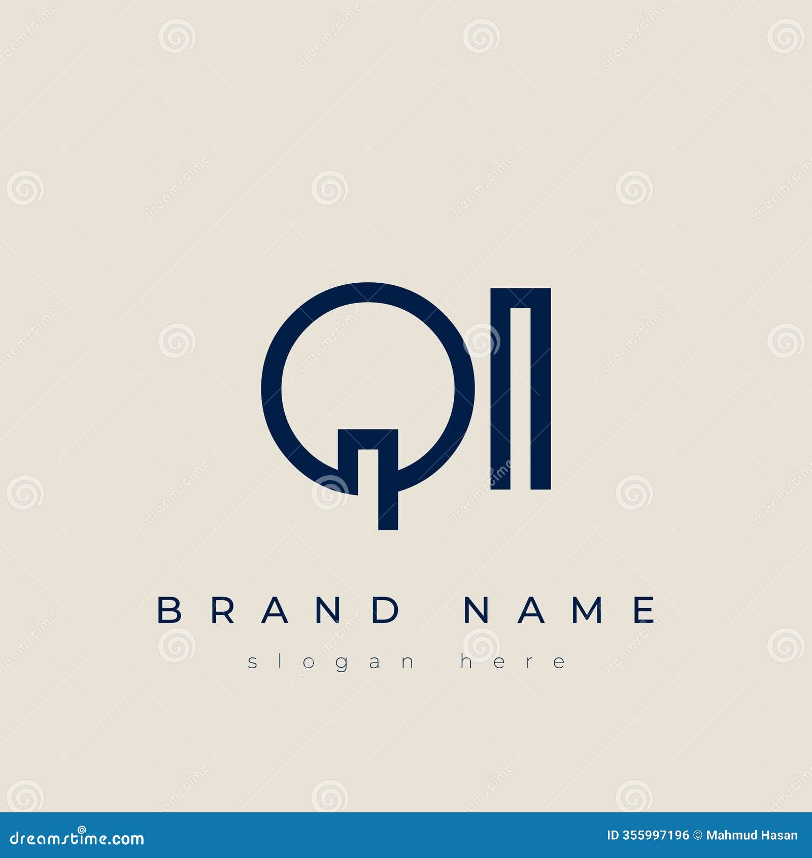 QI Alphabet Letter Icon Logo Vector Illustration | CartoonDealer.com ...