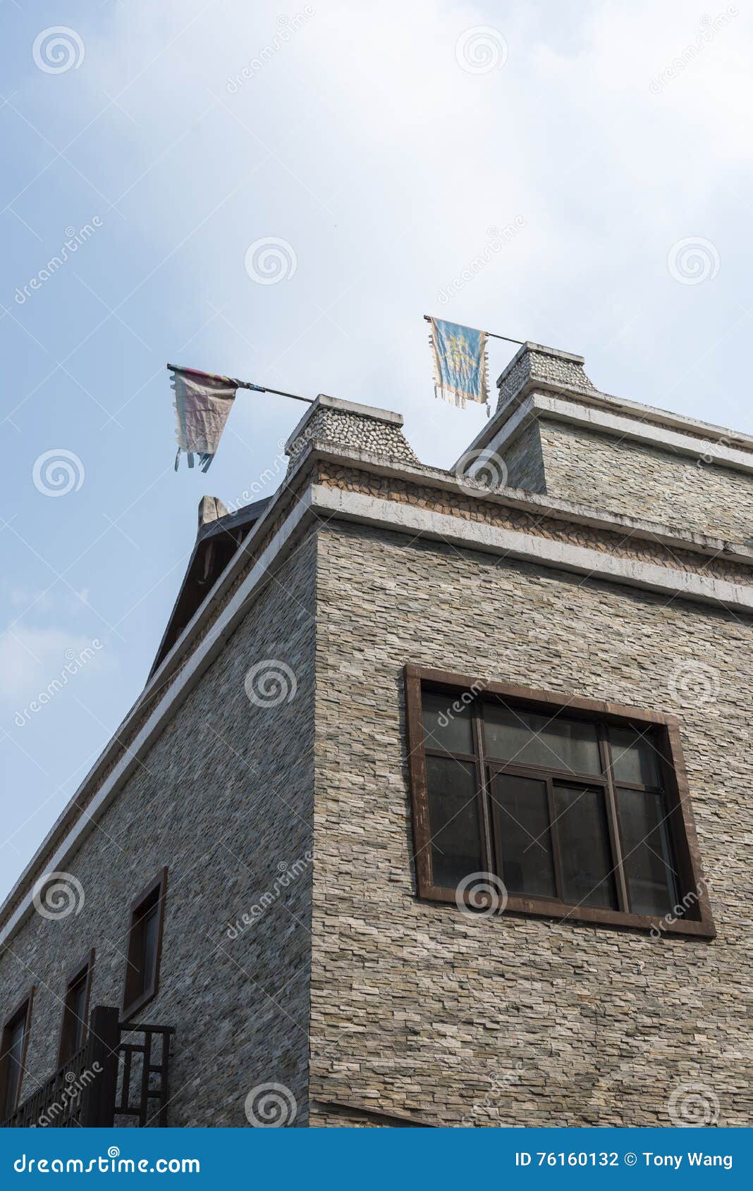 Qiang building towers. stock photo. Image of china, colorful - 76160132