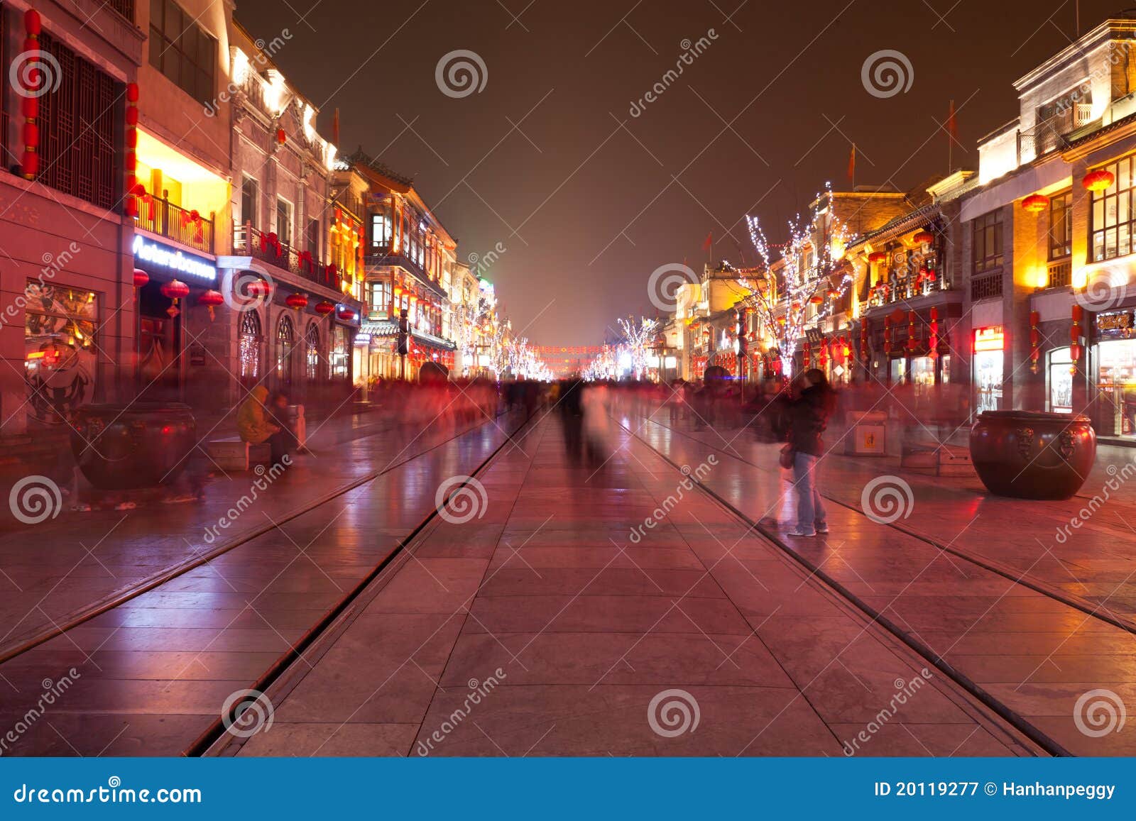 Qianmen Street, Beijing, China Editorial Photography - Image of scene ...