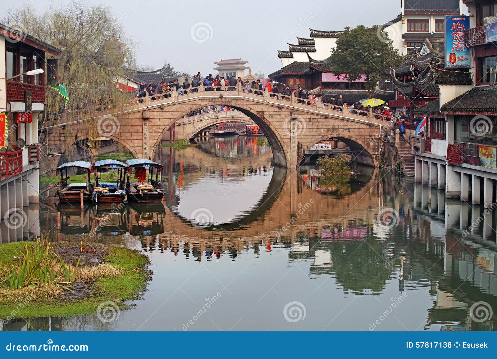QiBao old town, Shanghai editorial stock photo. Image of lane - 57817138