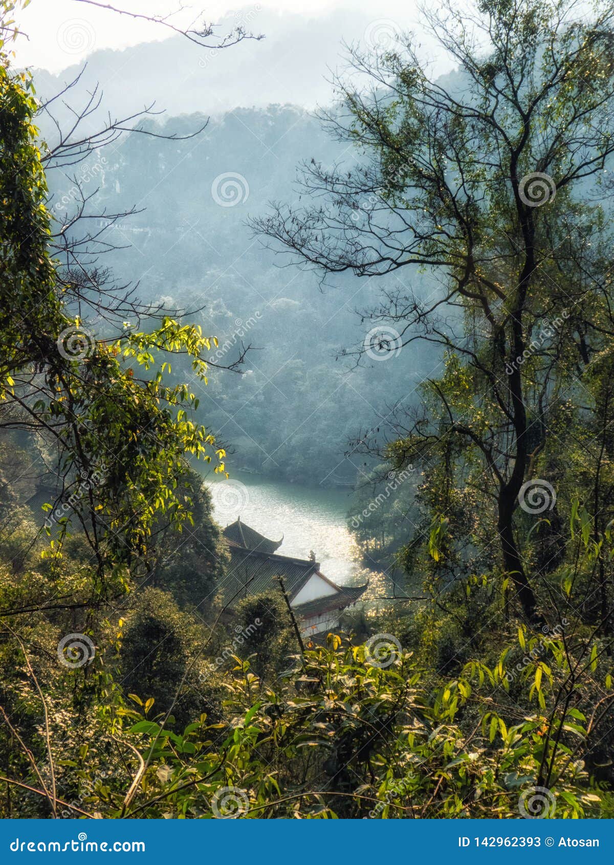 Qingcheng Mountain, China stock image. Image of asia - 142962393