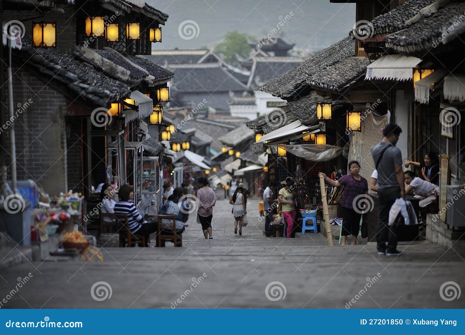 Qingyan ancient Town editorial image. Image of color - 27201850