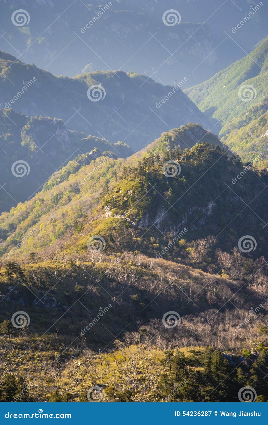 Qinling Mountains stock image. Image of contrast, exposure - 54236287