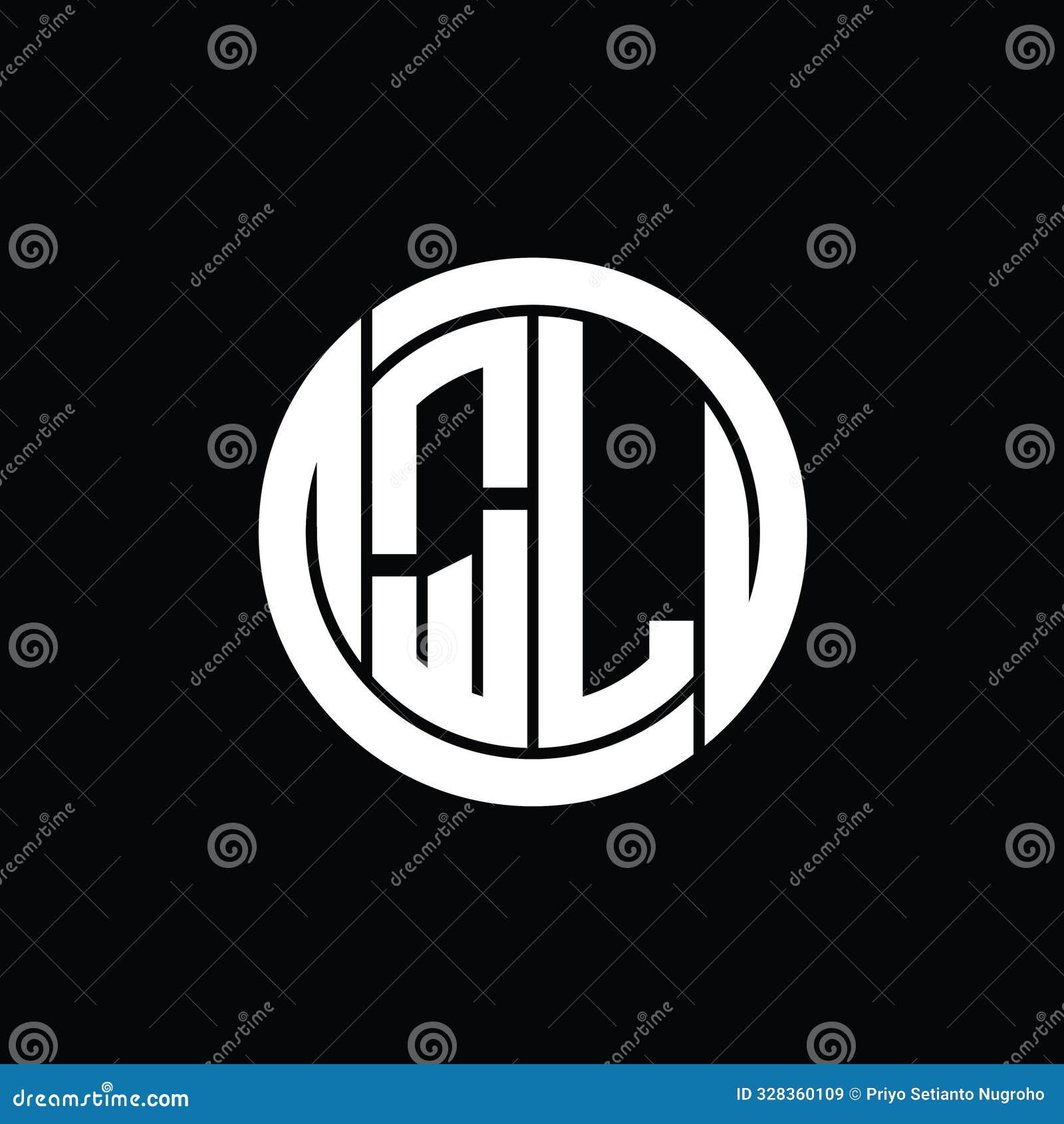 QL Logo Monogram Shield Inside Circle Shape Vector Images Design ...