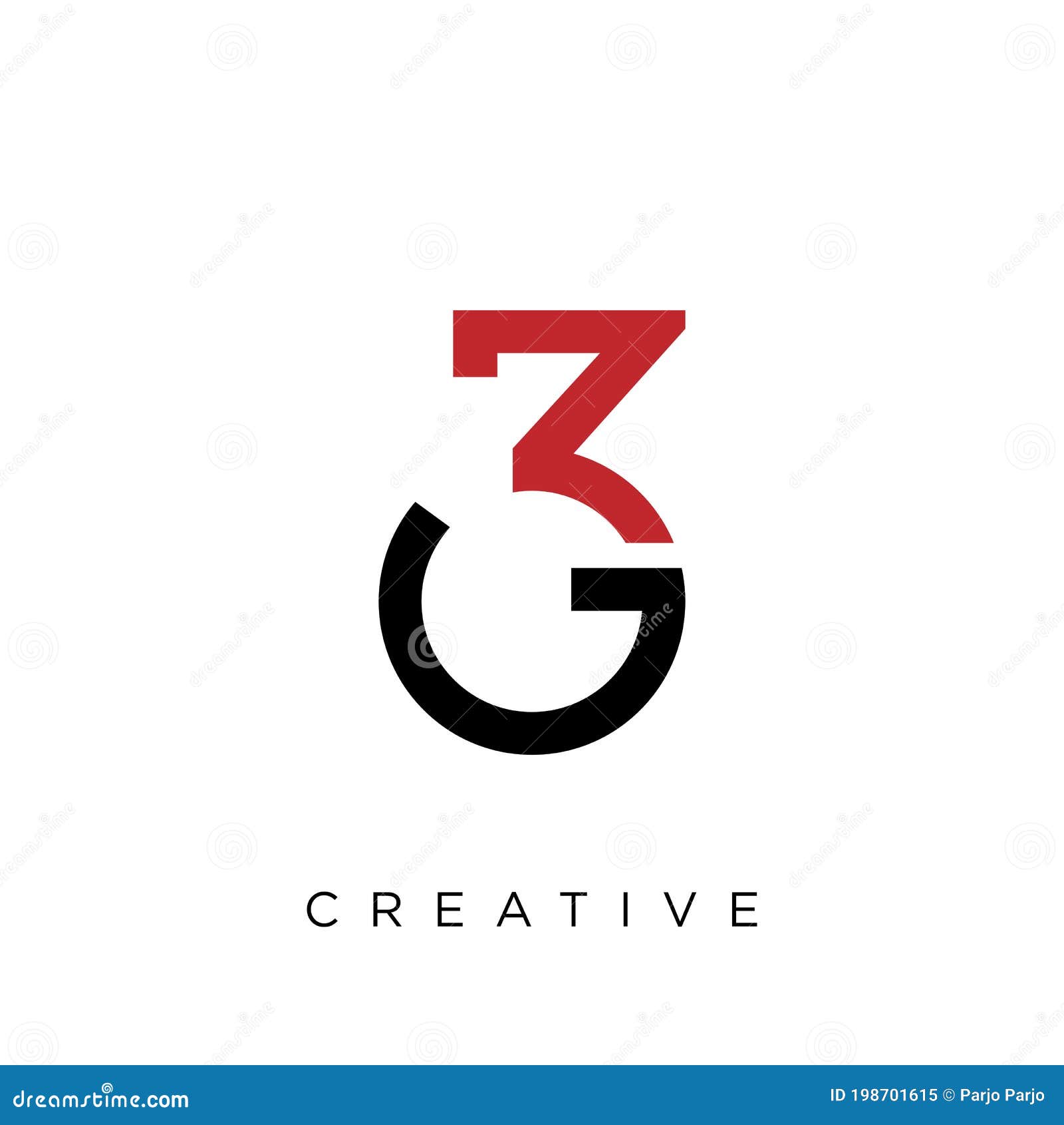 3g Logo Design Vector Icon Initials Stock Illustration - Illustration ...
