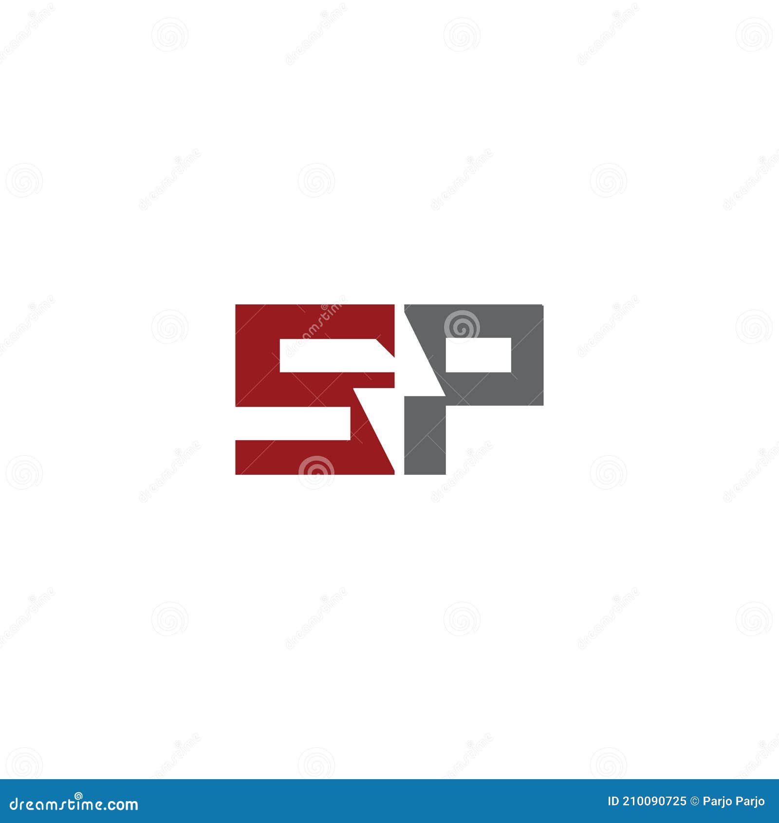 Sp Electric Logo Design Vector Stock Illustration - Illustration of ...