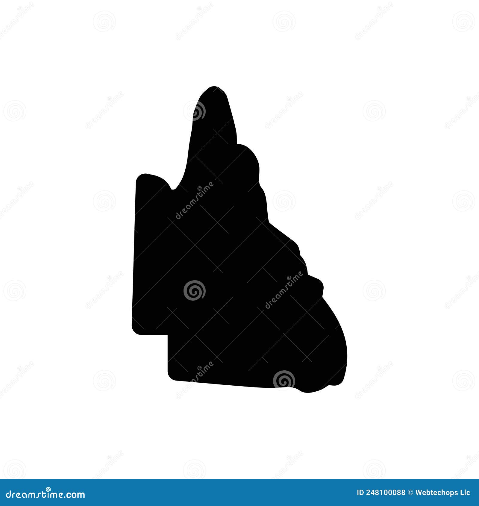 Black Solid Icon for Qld, Queensland and Country Stock Vector ...