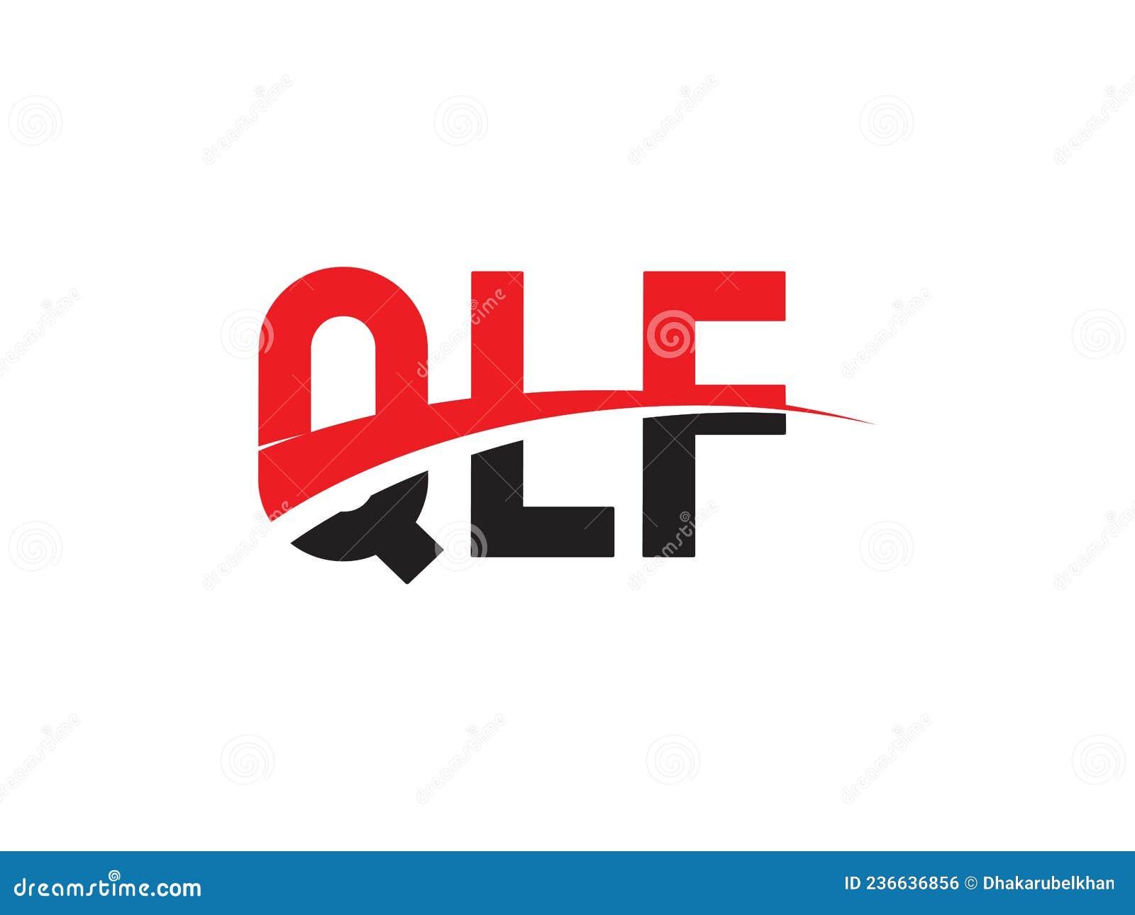 QLF Letter Initial Logo Design Vector Illustration Stock Vector ...