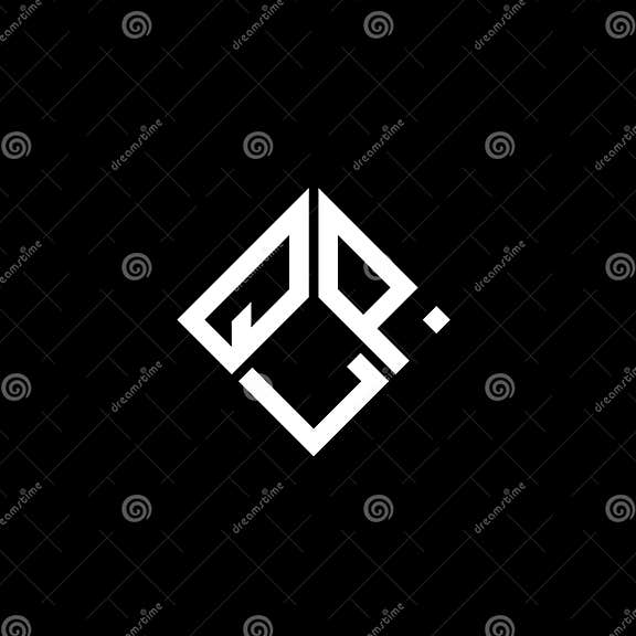 QLP Letter Logo Design on Black Background. QLP Creative Initials ...