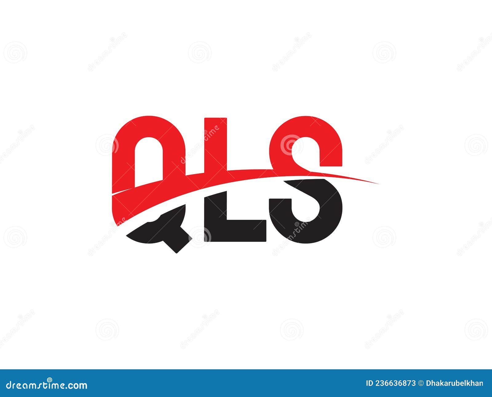 QLS Letter Initial Logo Design Vector Illustration Stock Vector ...