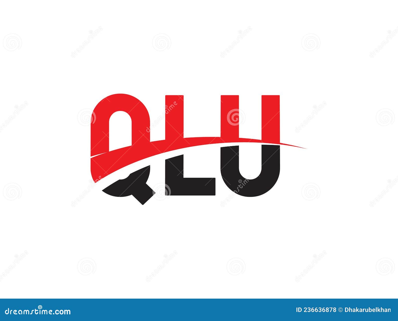 QLU Letter Initial Logo Design Vector Illustration Stock Vector ...