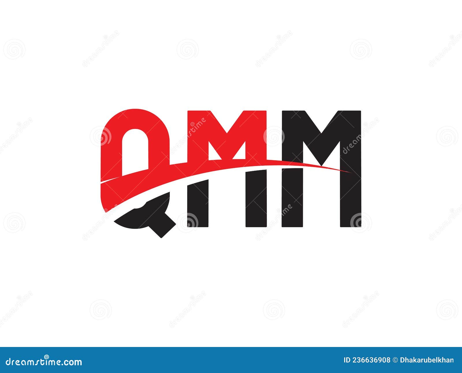 QMM Letter Initial Logo Design Vector Illustration Stock Vector ...
