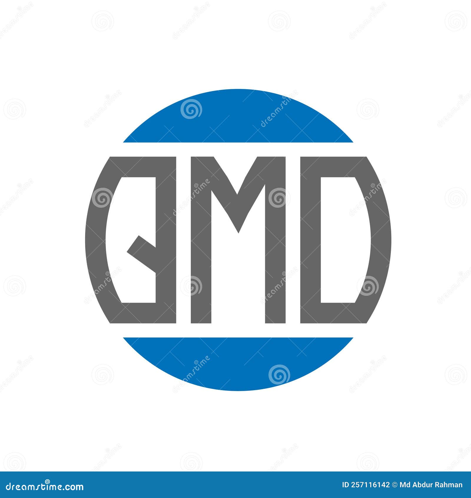 QMO Letter Logo Design on White Background. QMO Creative Initials ...