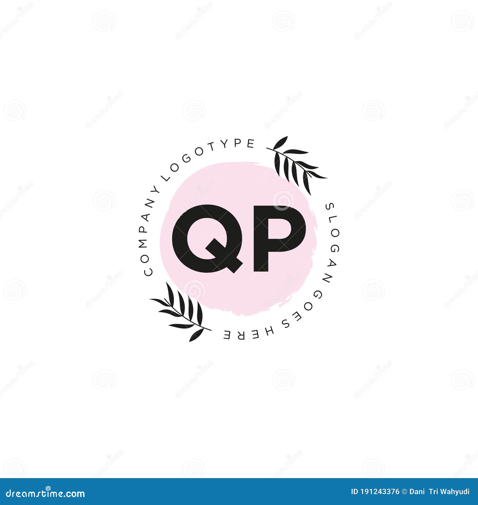 QP Letter Logo Icon Design Template Elements Stock Vector ...