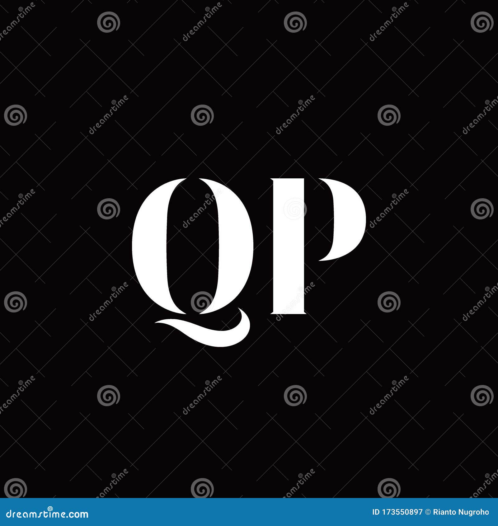 QP Logo Letter Initial Logo Designs Template Stock Vector ...
