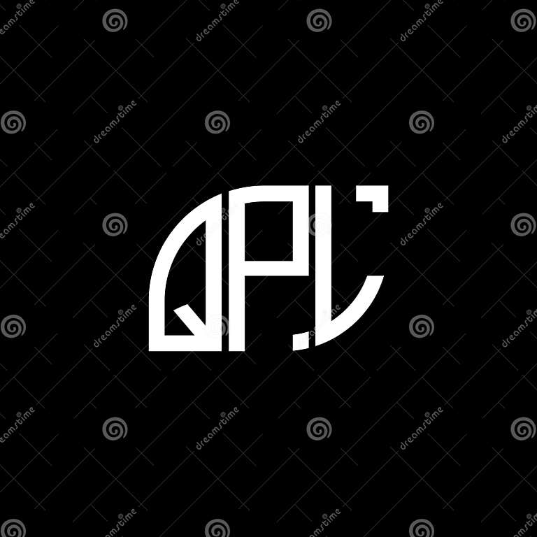 QPL Letter Logo Design on Black Background.QPL Creative Initials Letter ...