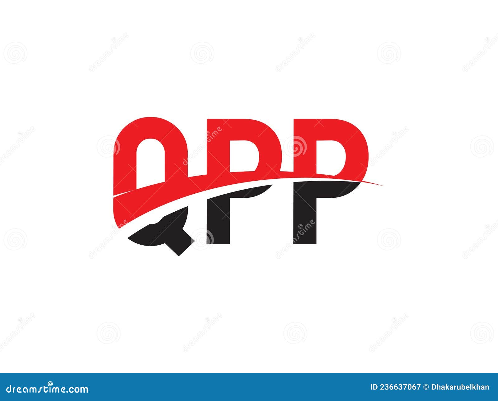 QPP Letter Initial Logo Design Vector Illustration Stock Vector ...