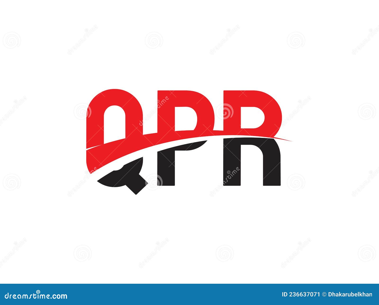 QPR Letter Initial Logo Design Vector Illustration Stock Vector - Illustration of graphic ...