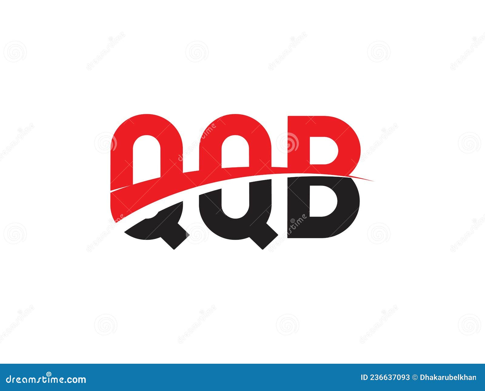 QQB Letter Initial Logo Design Vector Illustration Stock Vector ...