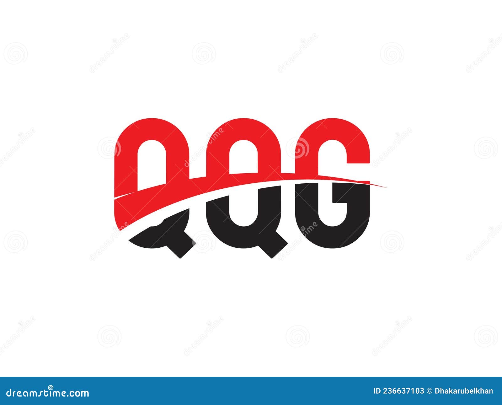 QQG Letter Initial Logo Design Vector Illustration Stock Vector ...