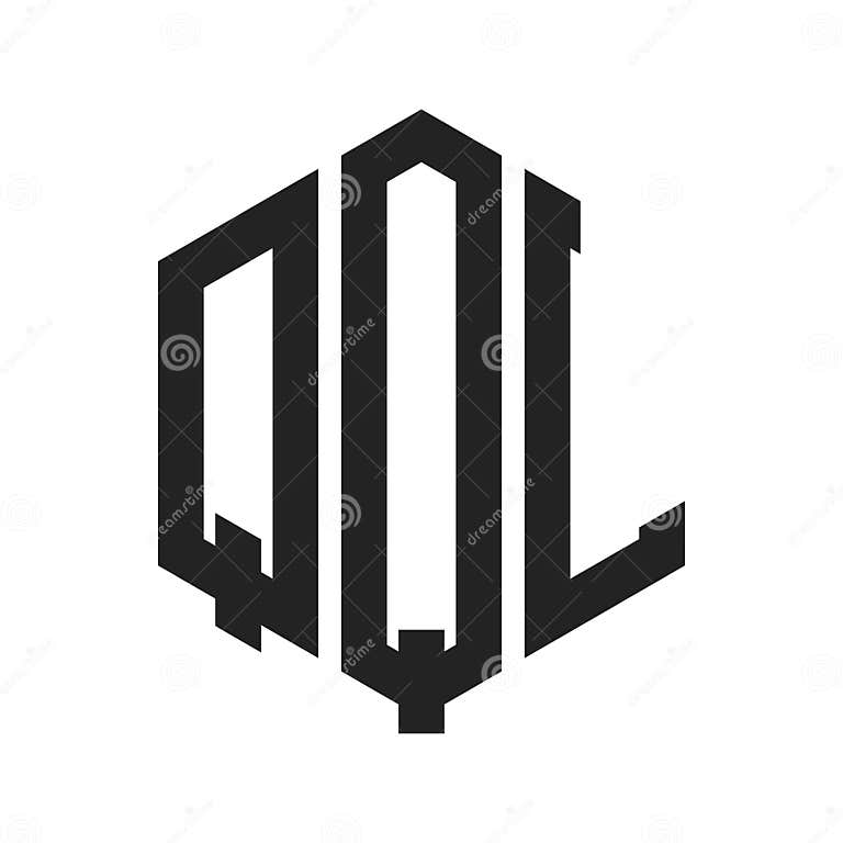QQL Logo Design. Initial Letter QQL Monogram Logo Using Hexagon Shape ...