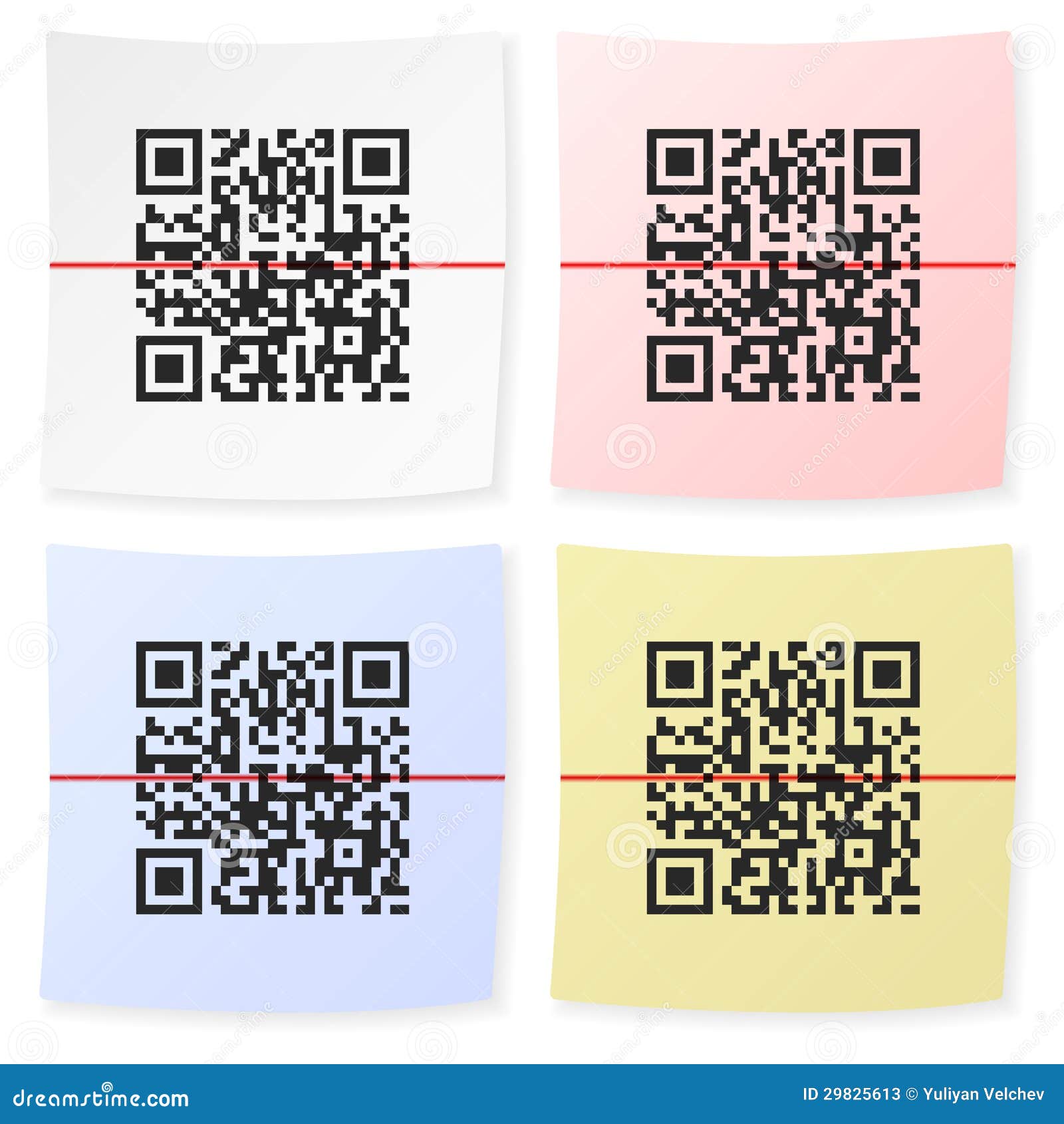 QR Code Sticker For Payments And Mobile App With Inscription Scan Me ...