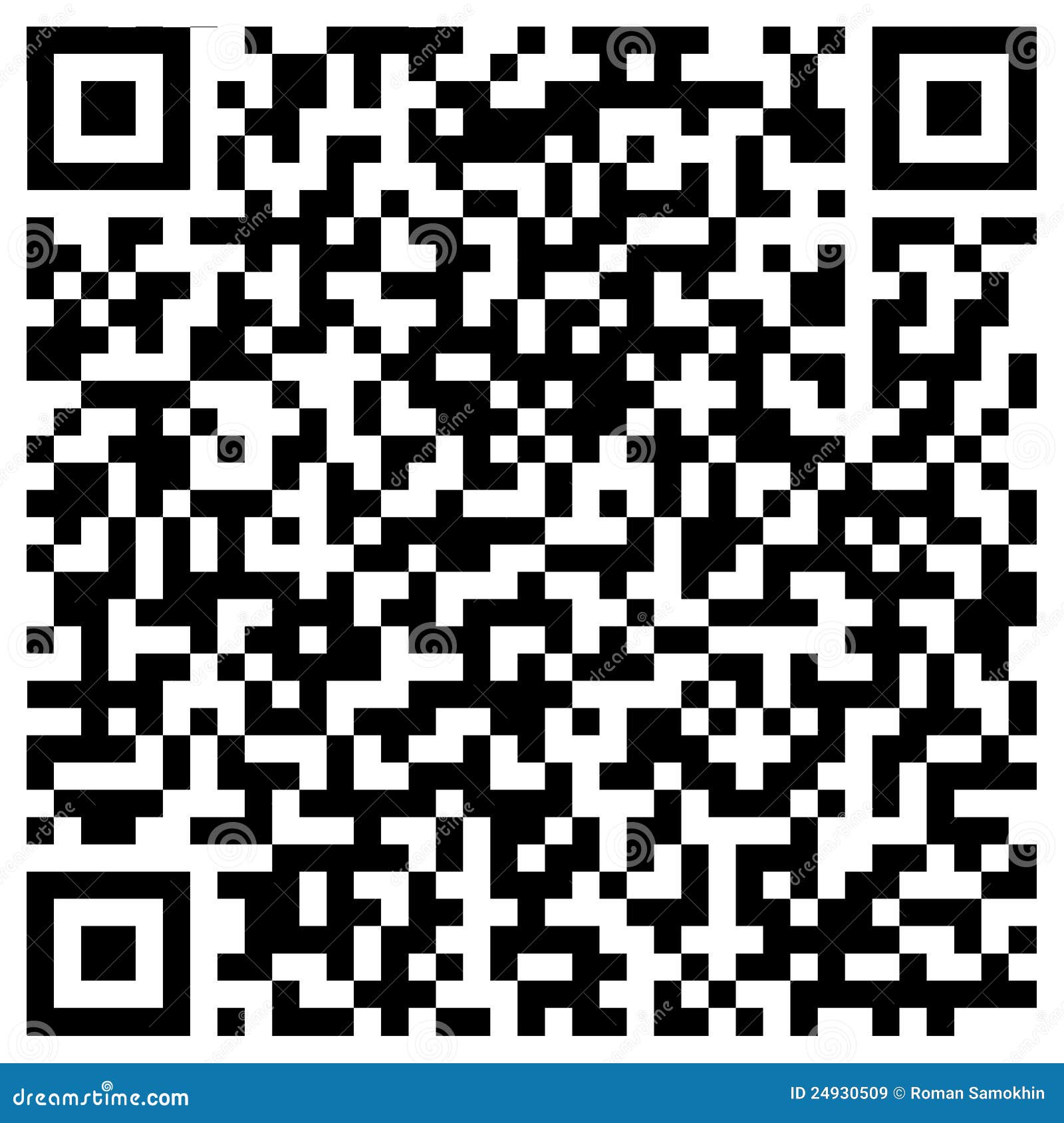 QR code abstract pattern stock illustration. Illustration of pattern ...