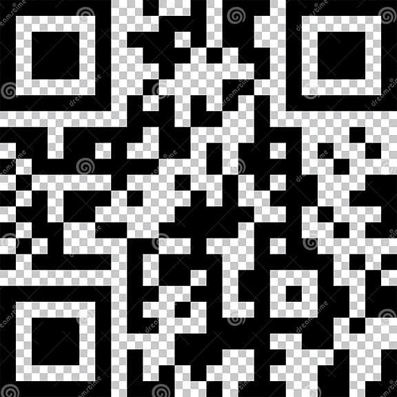 QR Code Abstract Vector Design for Id Scanning without Background Stock ...