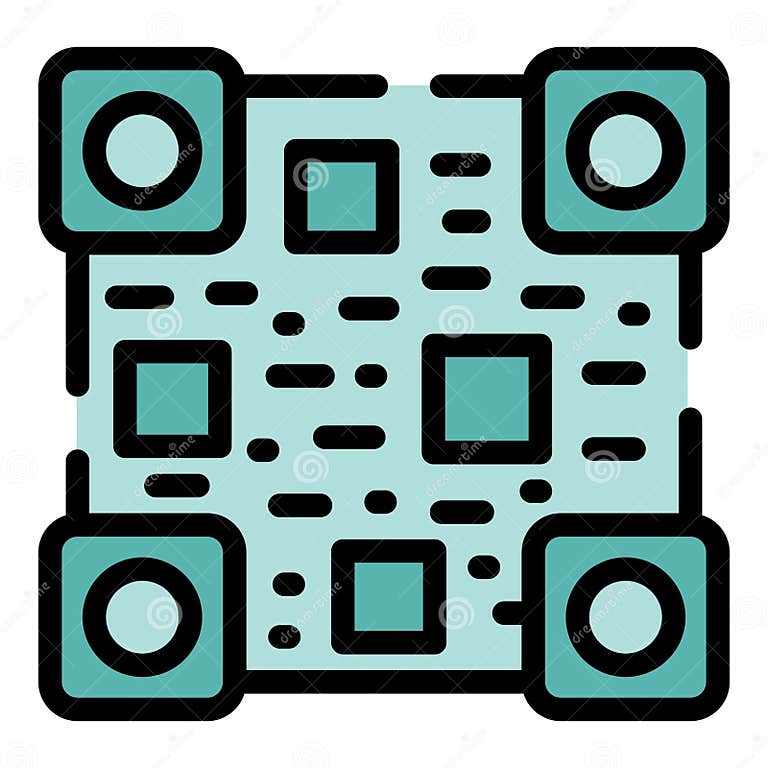 Qr Code Showing Squares and Dots for Scanning and Accessing Information ...