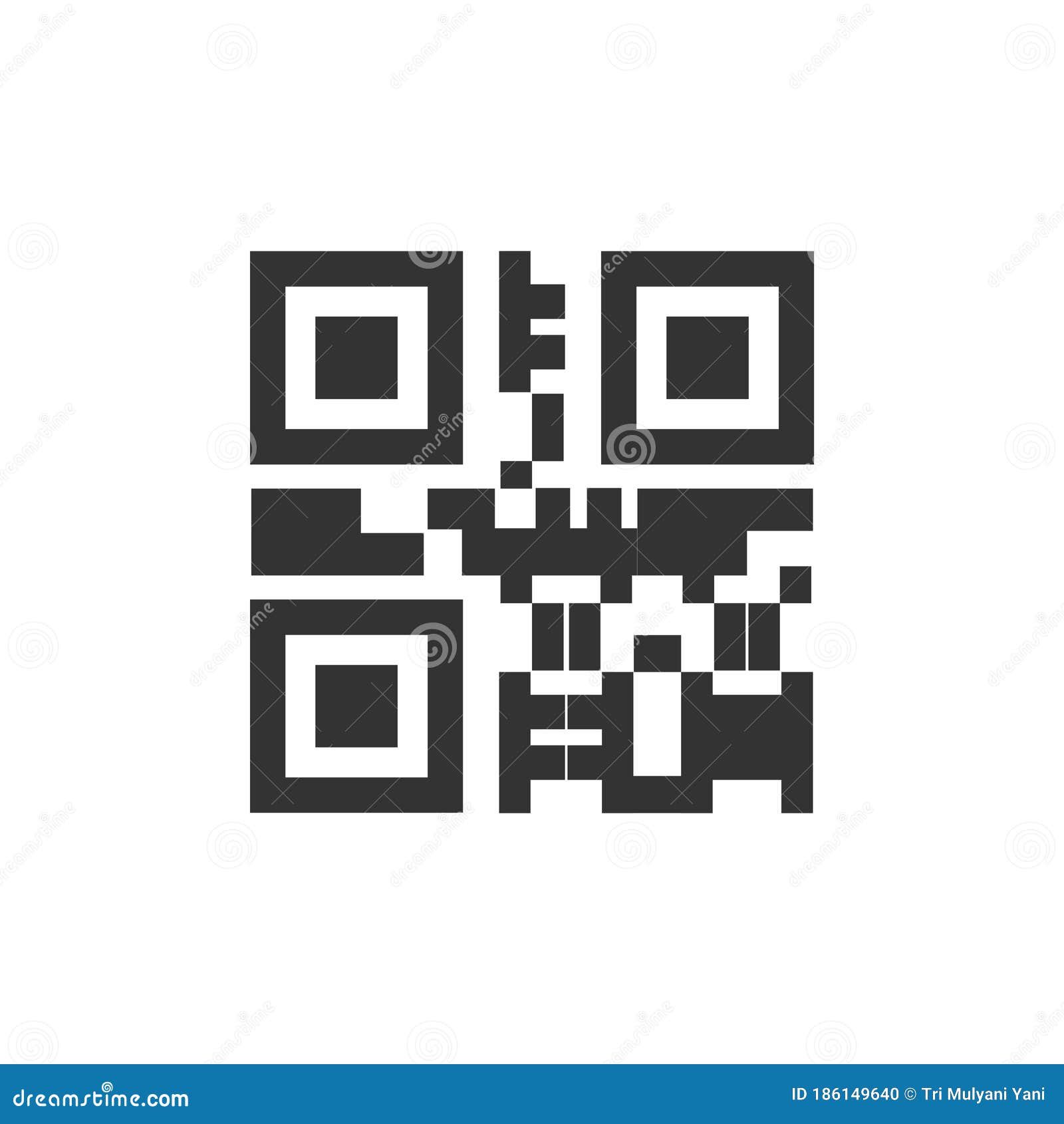 Qr Code Icon Vector Design Symbol Stock Vector - Illustration of mobile ...