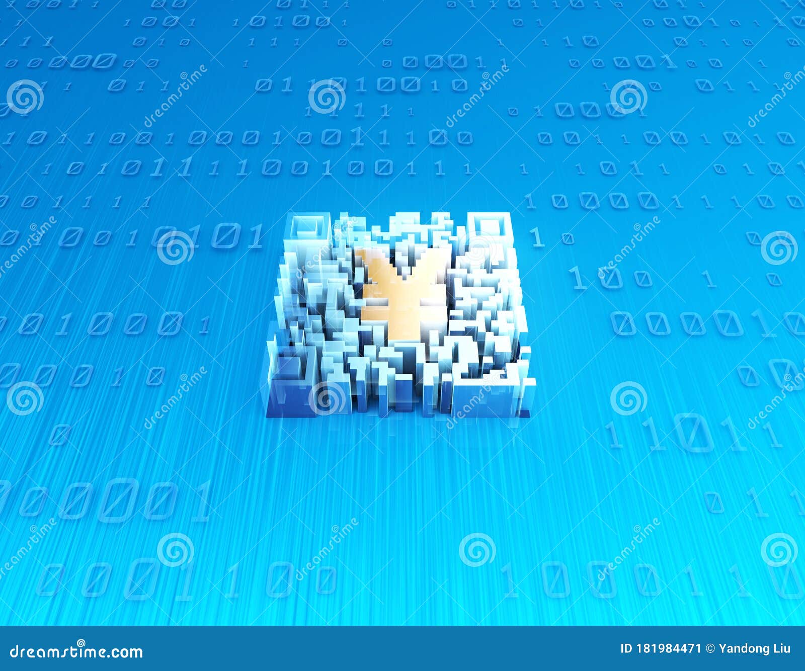 QR Code Data Transmission and RMB Currency, Financial Transactions and Identification Stock ...