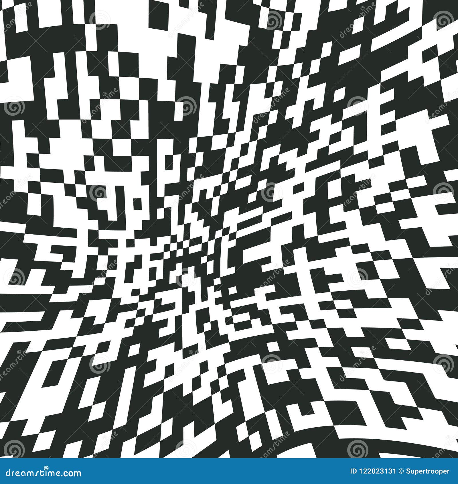 QR Code Digital Abstract Black and White Pixel Noise Background Stock ...