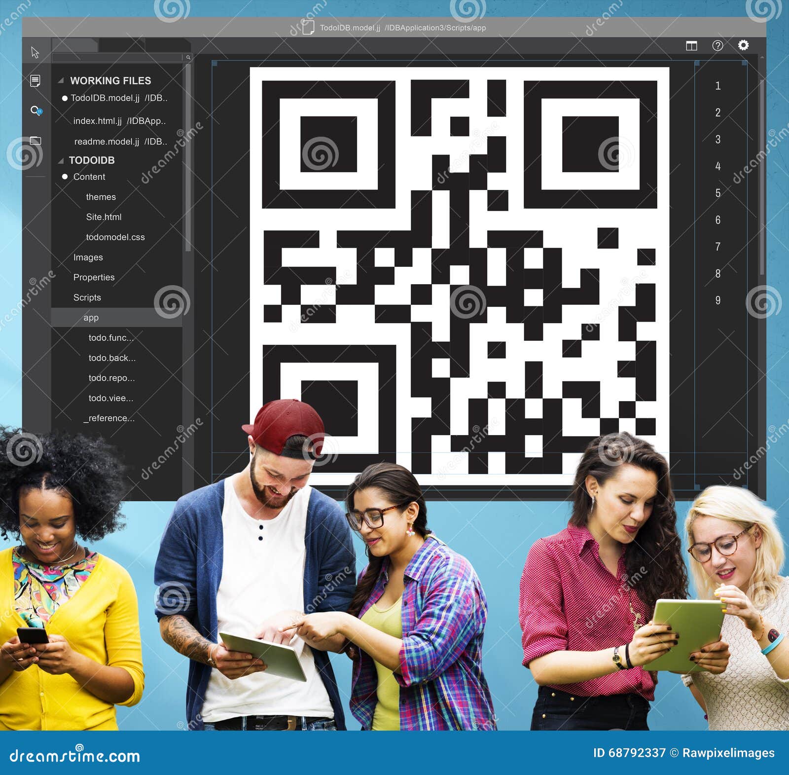 Coding Concept Software Development Monitor Technology Display Application Source Code