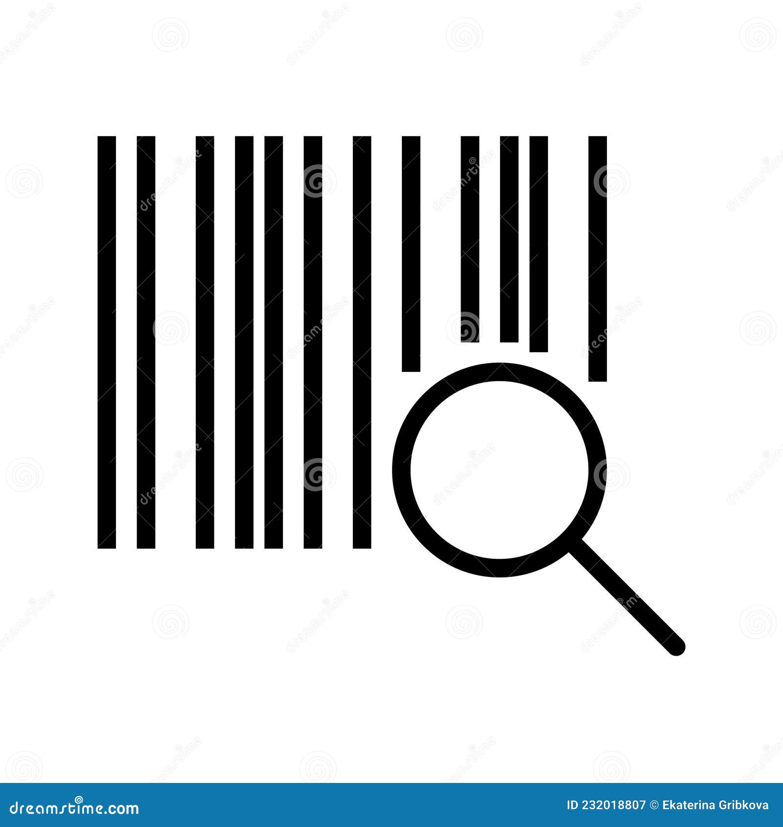 QR Code Flat Line Icon. Wireless RFID Chip and Radio-frequency ...