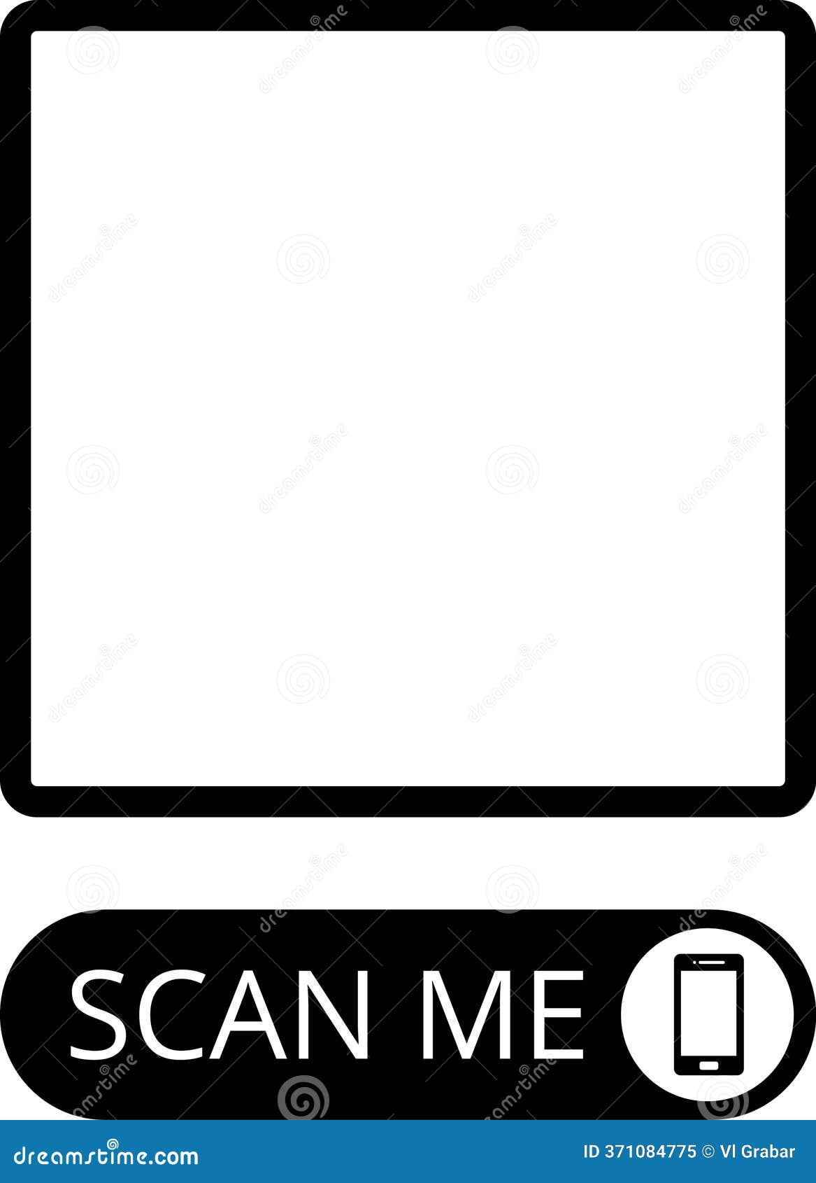 Qr Code Frame Vector Set. QR Code Scan For Smartphone. Template Scan Me ...