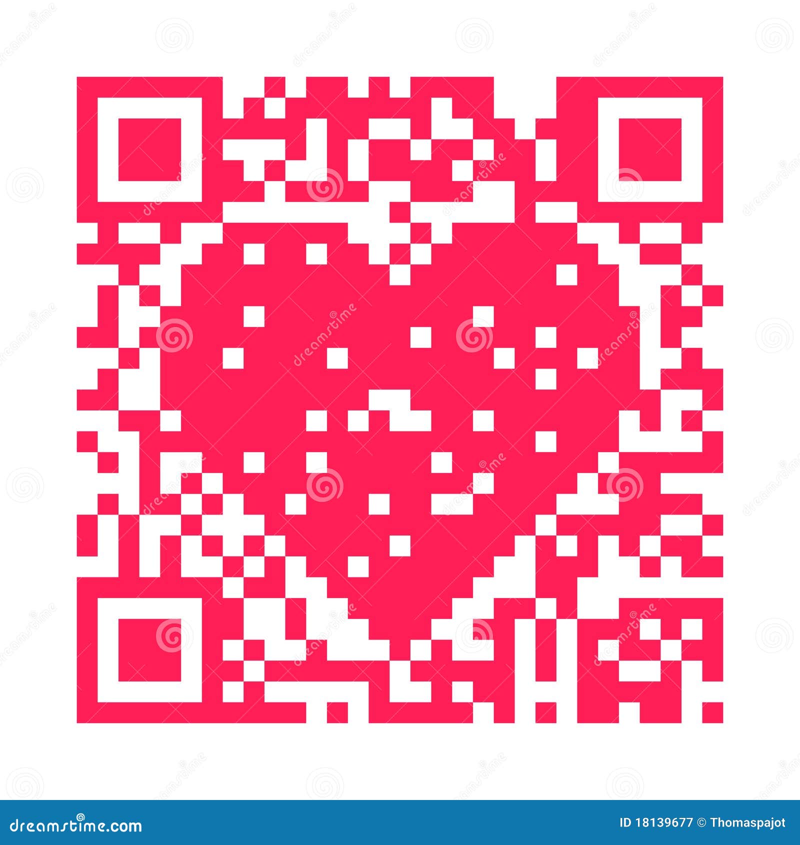 QR code - Hart stock illustratie. Illustration of code - 18139677