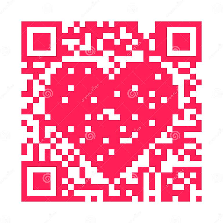 QR Code - Heart stock illustration. Illustration of heart - 18139677