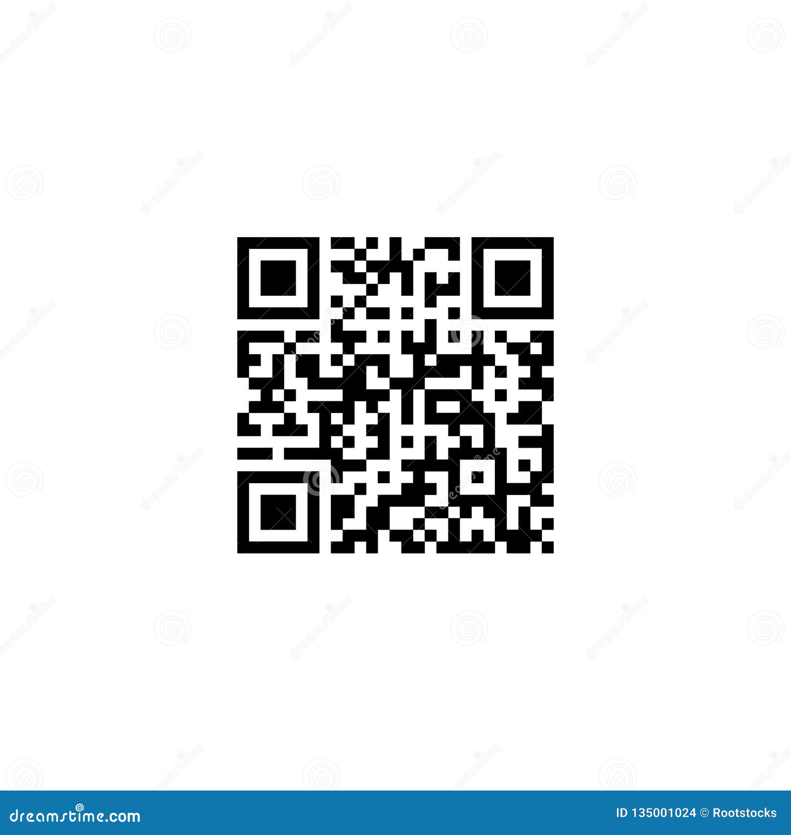 Qr code. Icon stock illustration. Illustration of product - 135001024