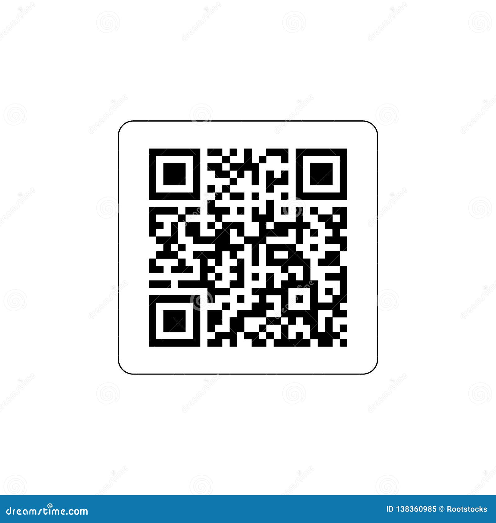 Qr code stock vector. Illustration of coding, concept - 138360985