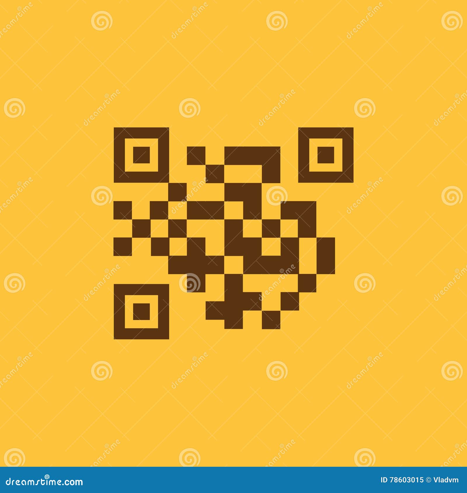 The QR Code Icon. Link and URL Symbol Stock Vector - Illustration of ...