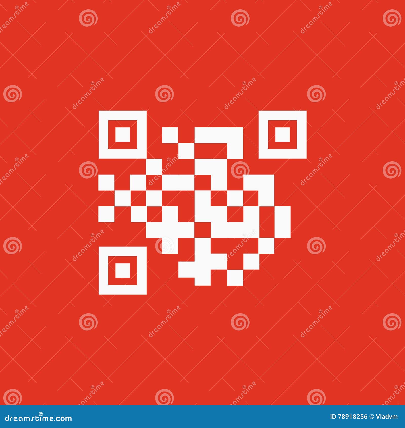 The QR Code Icon. Link and URL Symbol Stock Vector - Illustration of ...