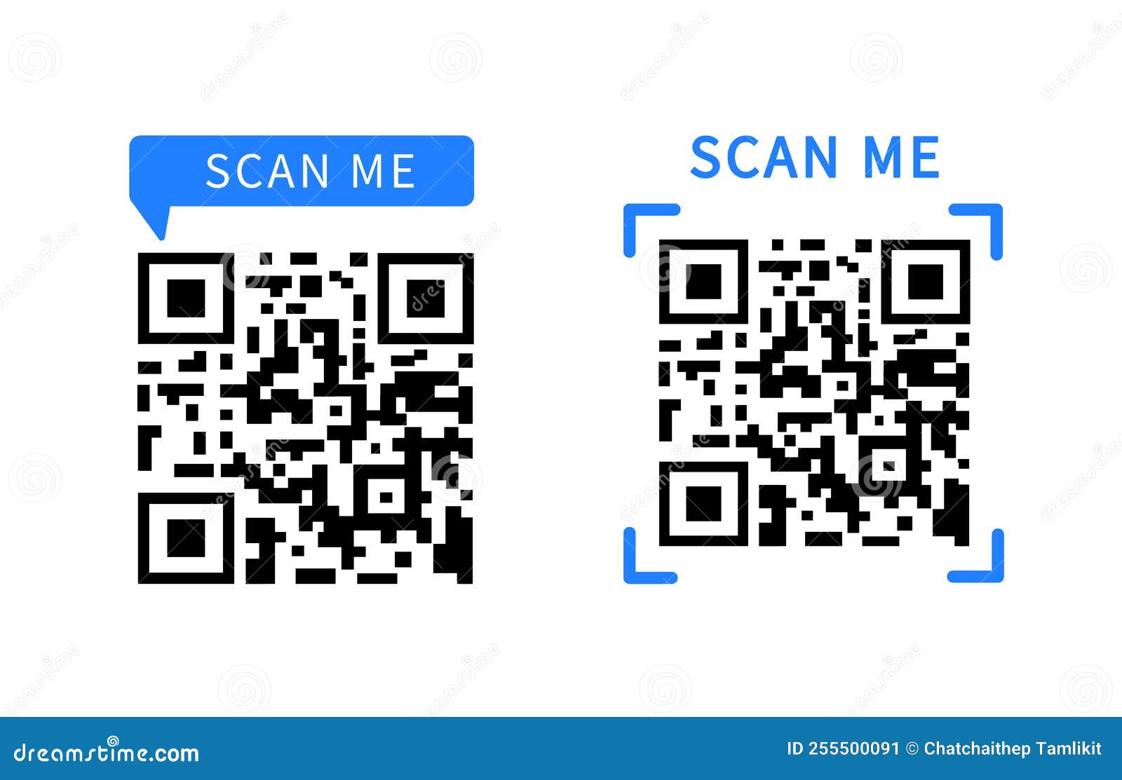 QR Code Icon for Payment, Mobile App, Website. Scan Me QR Code. Vector ...