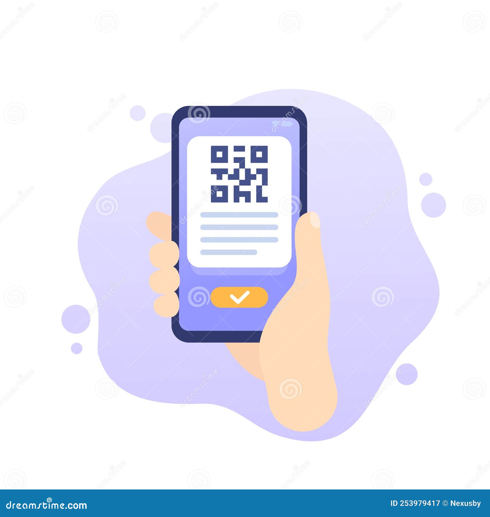 Qr Code Icon with Phone, Vector Stock Vector - Illustration of scanning ...