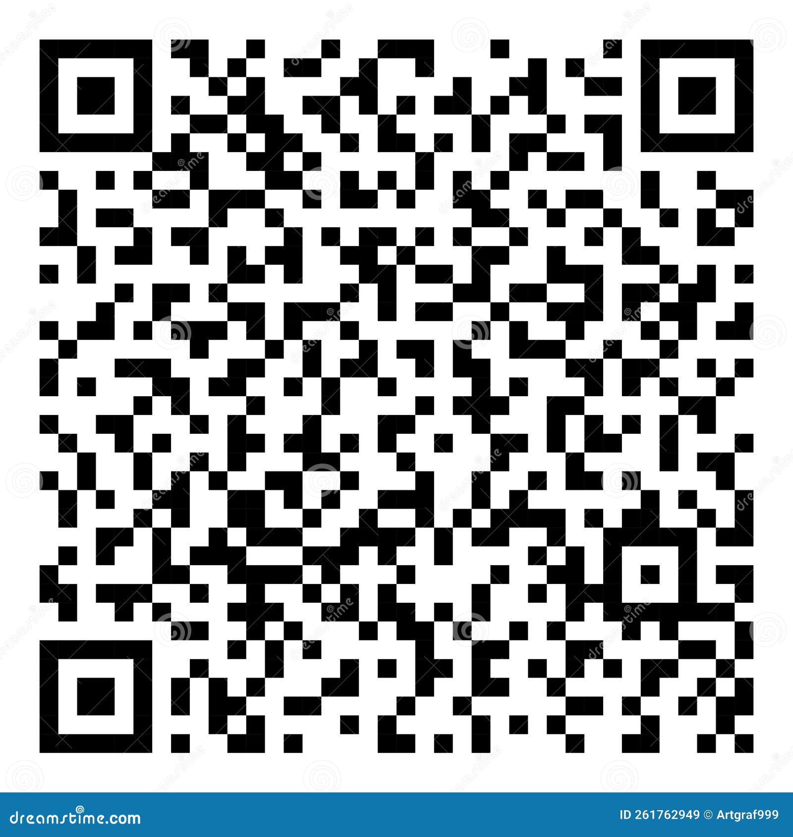 QR Code Illustration on a White Background for Your Business Project ...