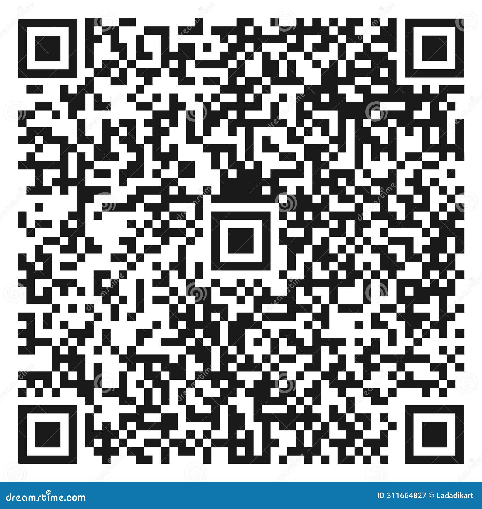 Qr Code. Information Data Technology Stock Vector - Illustration of ...