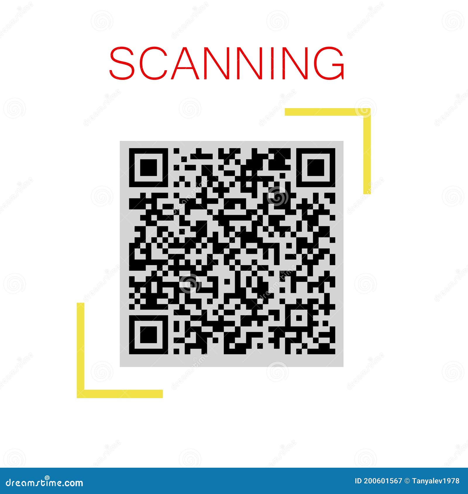 QR Code Label Tag System Digital Technology Product Background Business ...