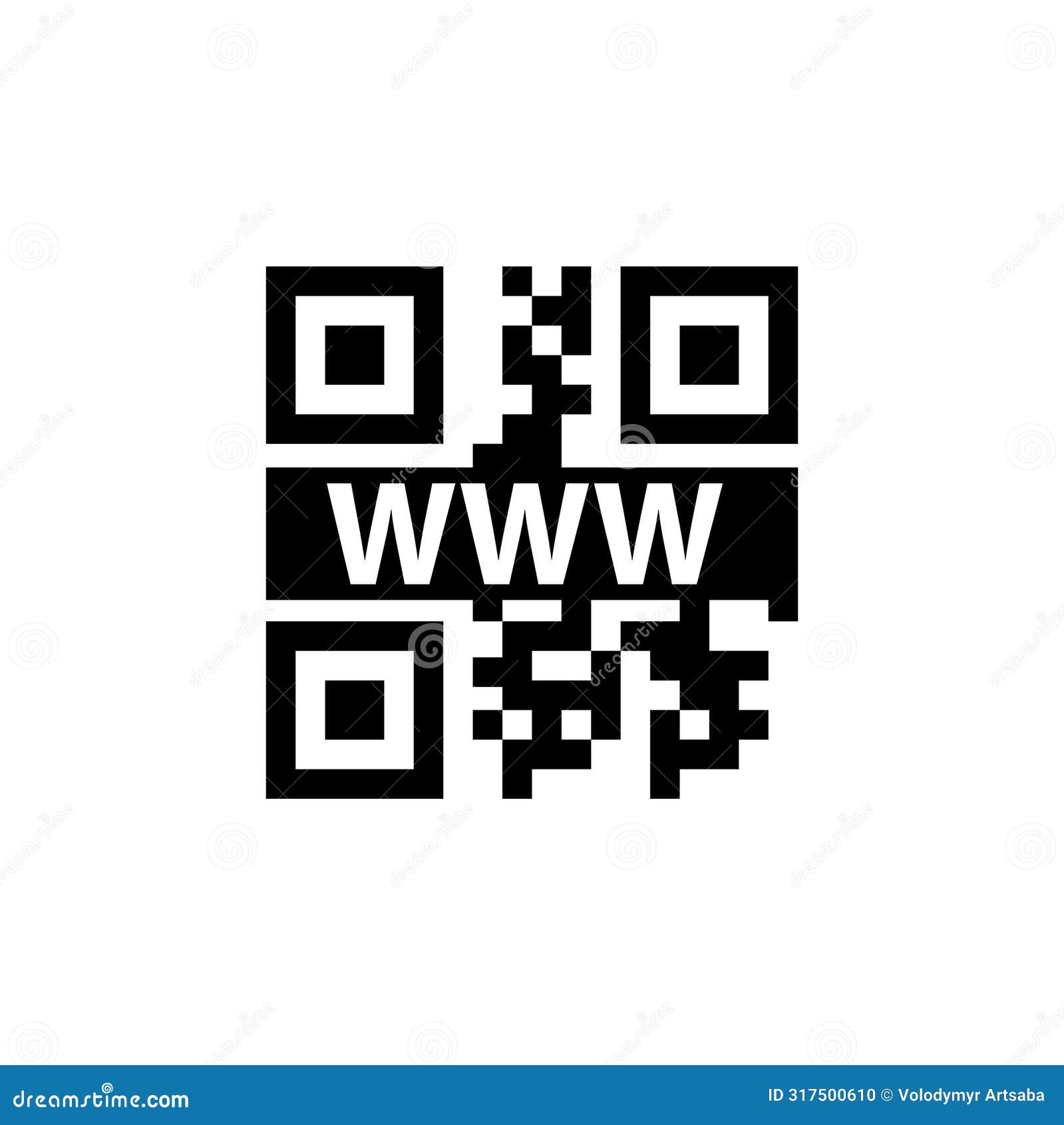 QR Code Link To Site Flat Vector Icon Stock Vector - Illustration of ...
