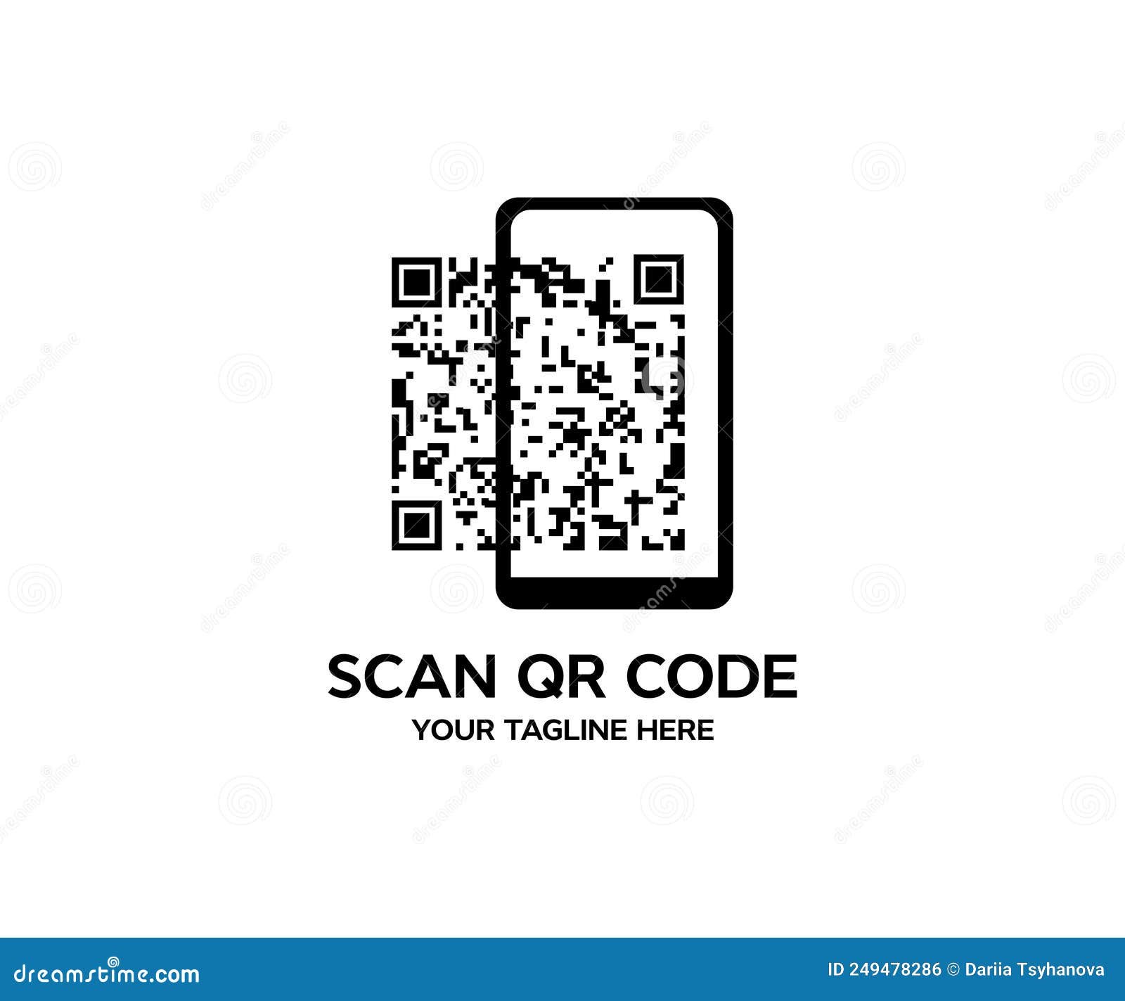 QR Code Logo Design. QR Code for Smartphone, Mobile App, Payment and ...